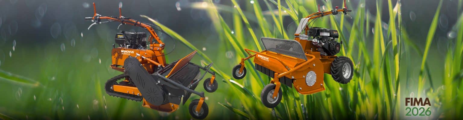 2 nuevas desbrozadoras Wenovus - Novedades Zeppelin en FIMA 2026